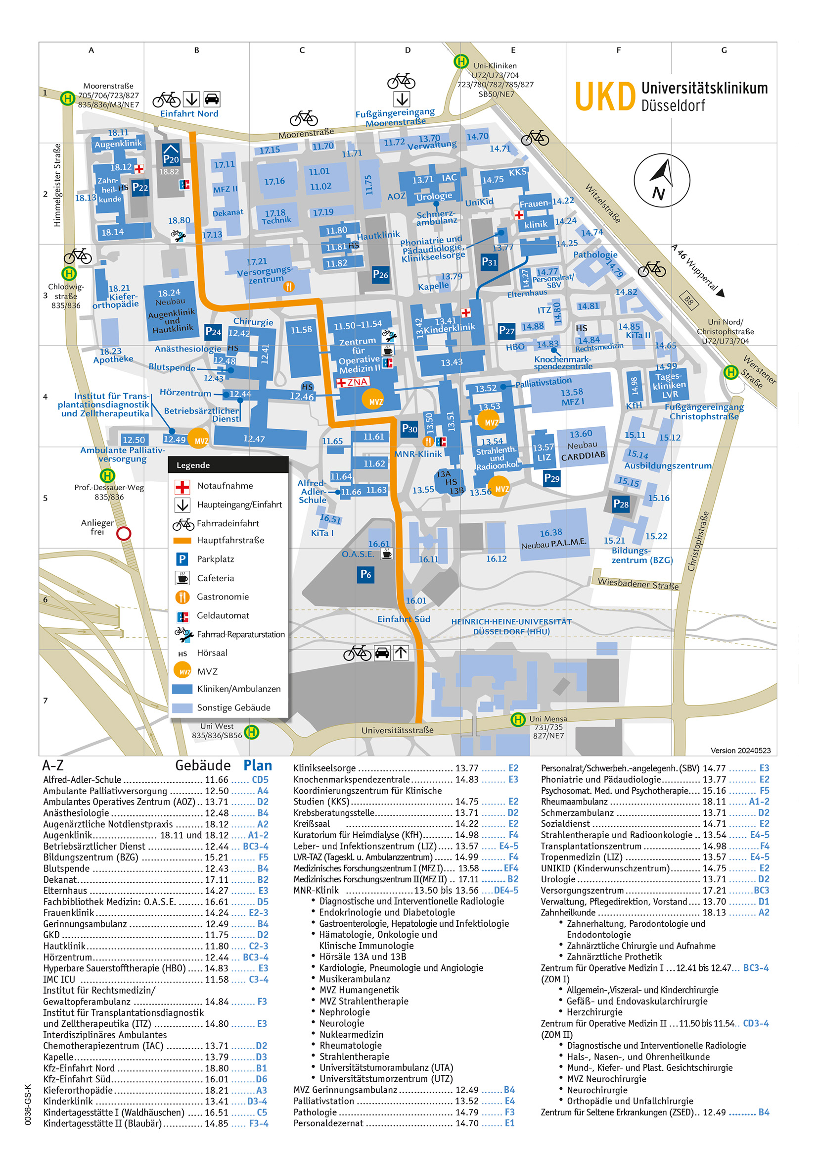 Anreise: Anfahrt und Lageplan ǀ UKD